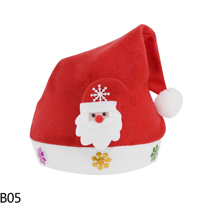 1Pc Style Christmas Hat Year Festival Adult Kid Sa... – Grandado
