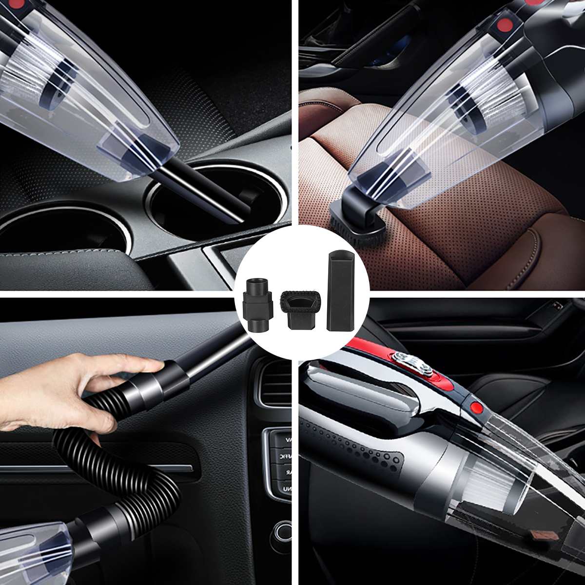 Handheld Vacuüm Mini Auto Stofzuiger Met Filter Dr... – Grandado