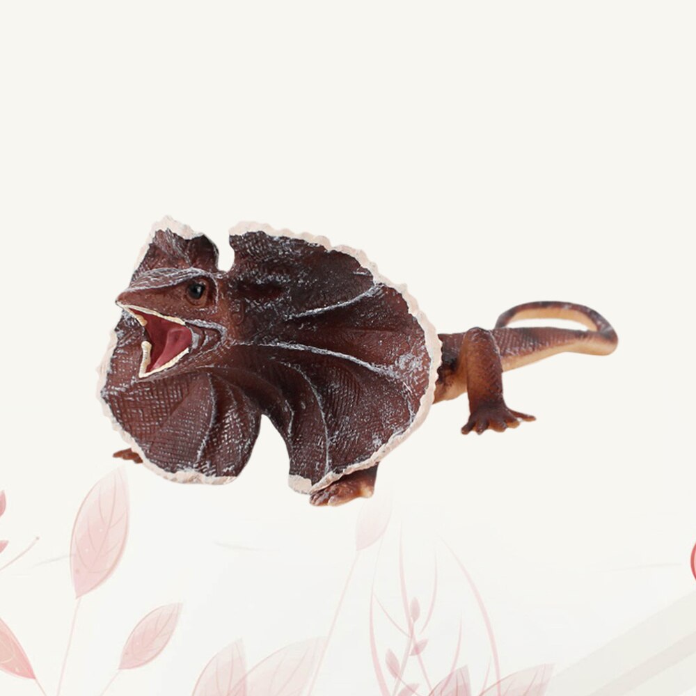 1PC Mini Lizard Ornament Frilled Lizard Model Simu... – Grandado