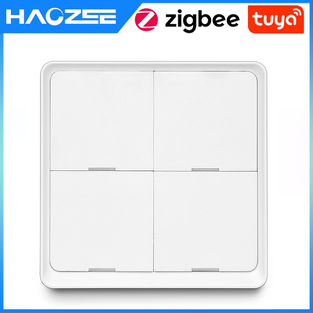 Tuya Smart Zigbee Smart Switch 4 Gang Scenario 12 ... – Grandado
