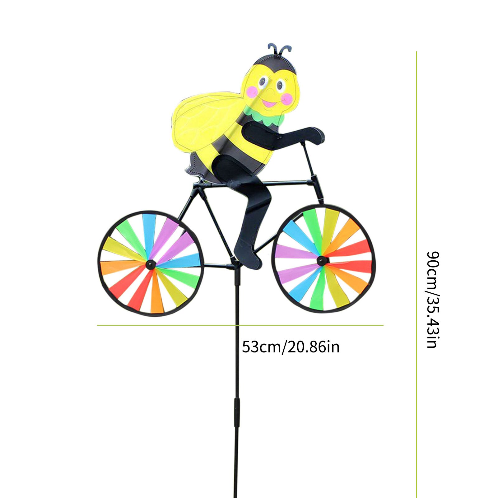 Leuke 3D Dier Op Fiets Windmolen Draaimolen Tuin G... – Vicedeal