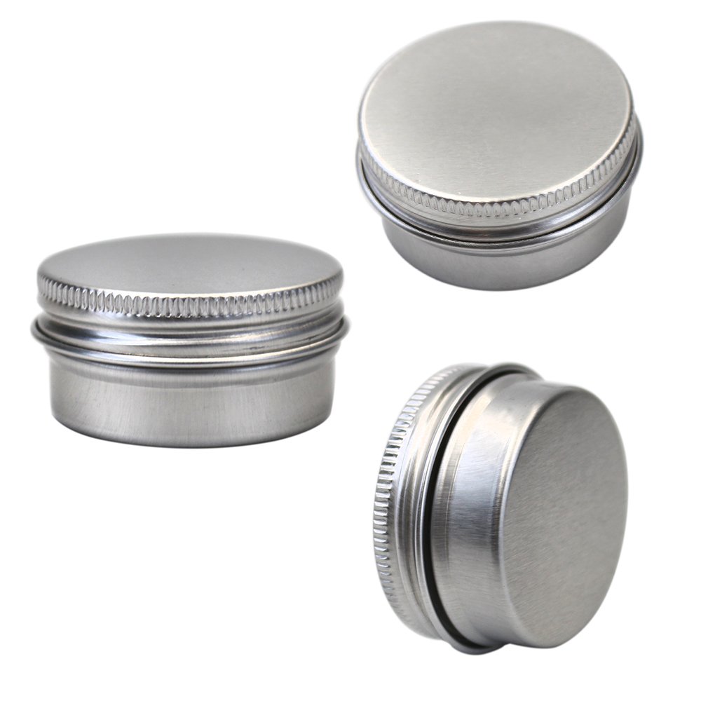 20pcs x 5g 10g 15g Aluminum Tins Cans Round Storag... – Grandado