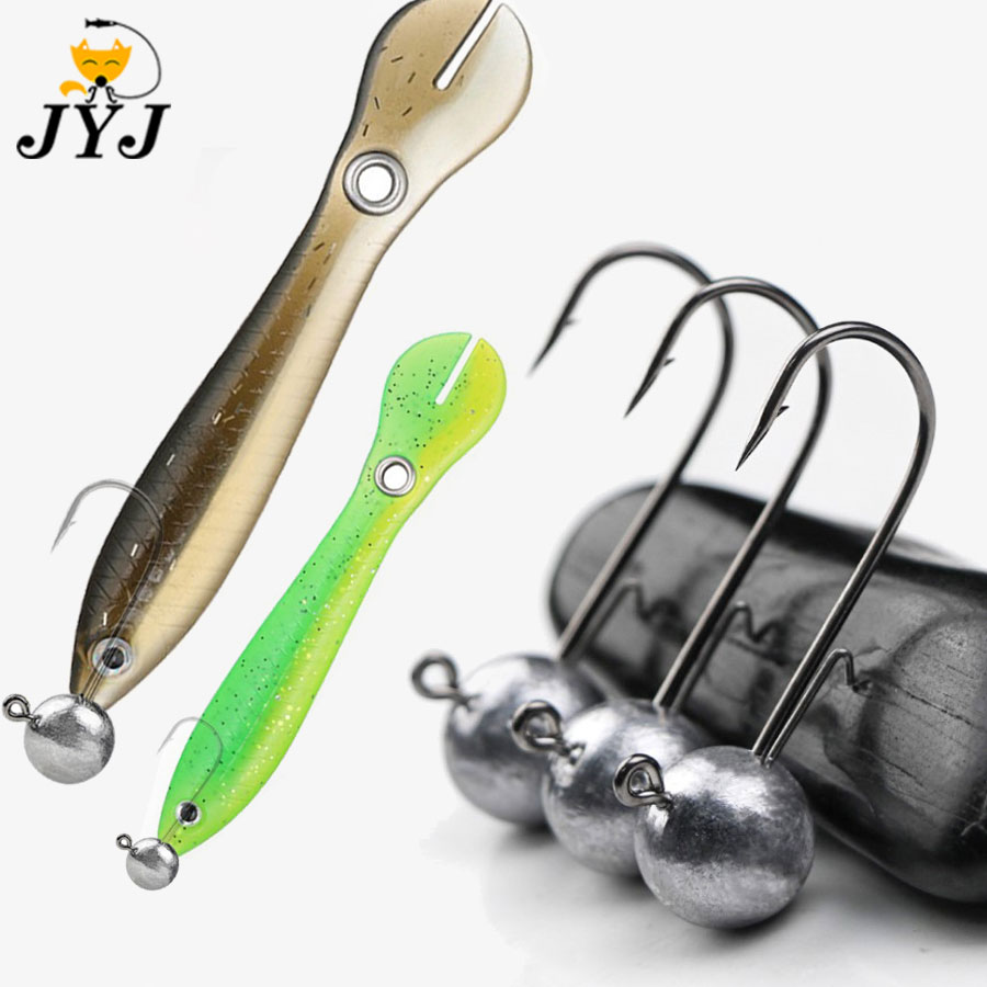 JYJ 10pcs/lot round head fishing jig hook for cast... – Grandado