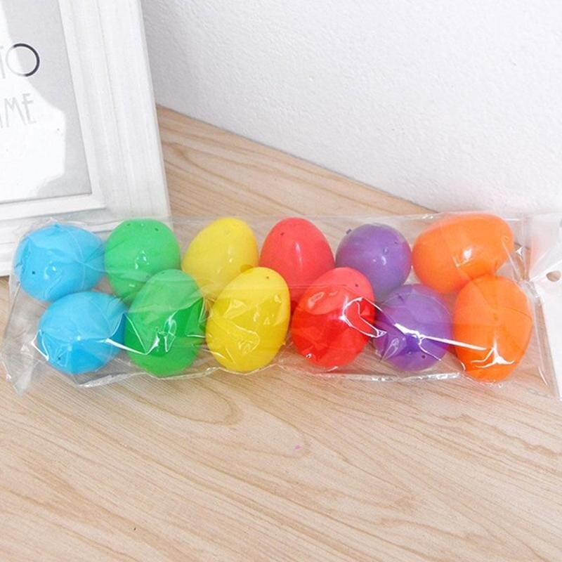 12pcs DIY Hand Painted Eggs Open Plastic Eggshell ... – Grandado