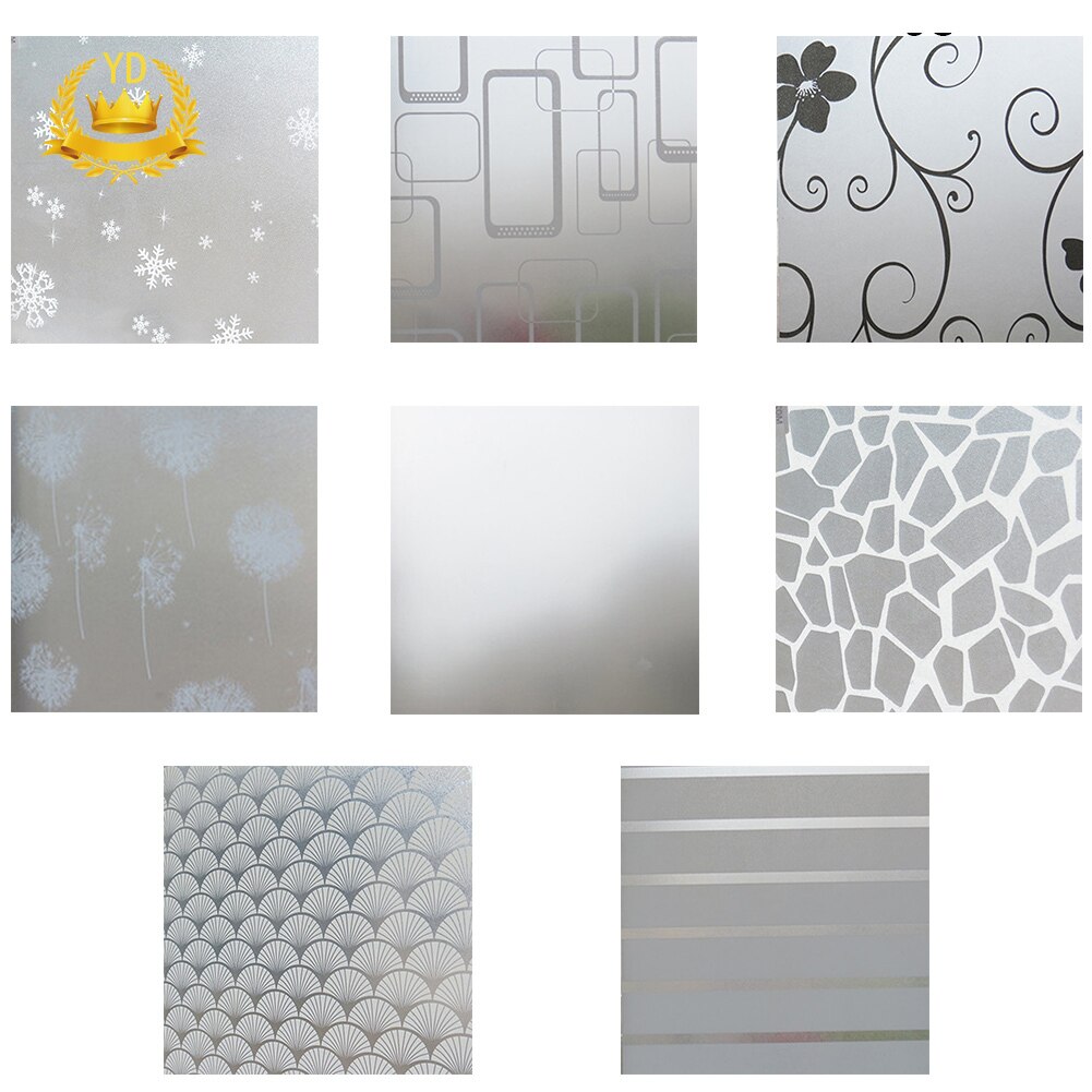 200*60cm Room Bathroom Home Window Door Glass PVC ... – Vicedeal