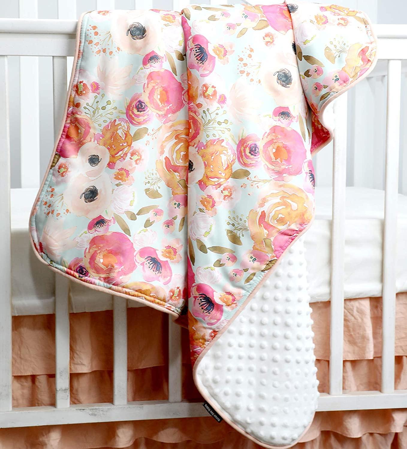 Sahaler Succulents Cactus Floral Baby Minky Blanke... – Grandado