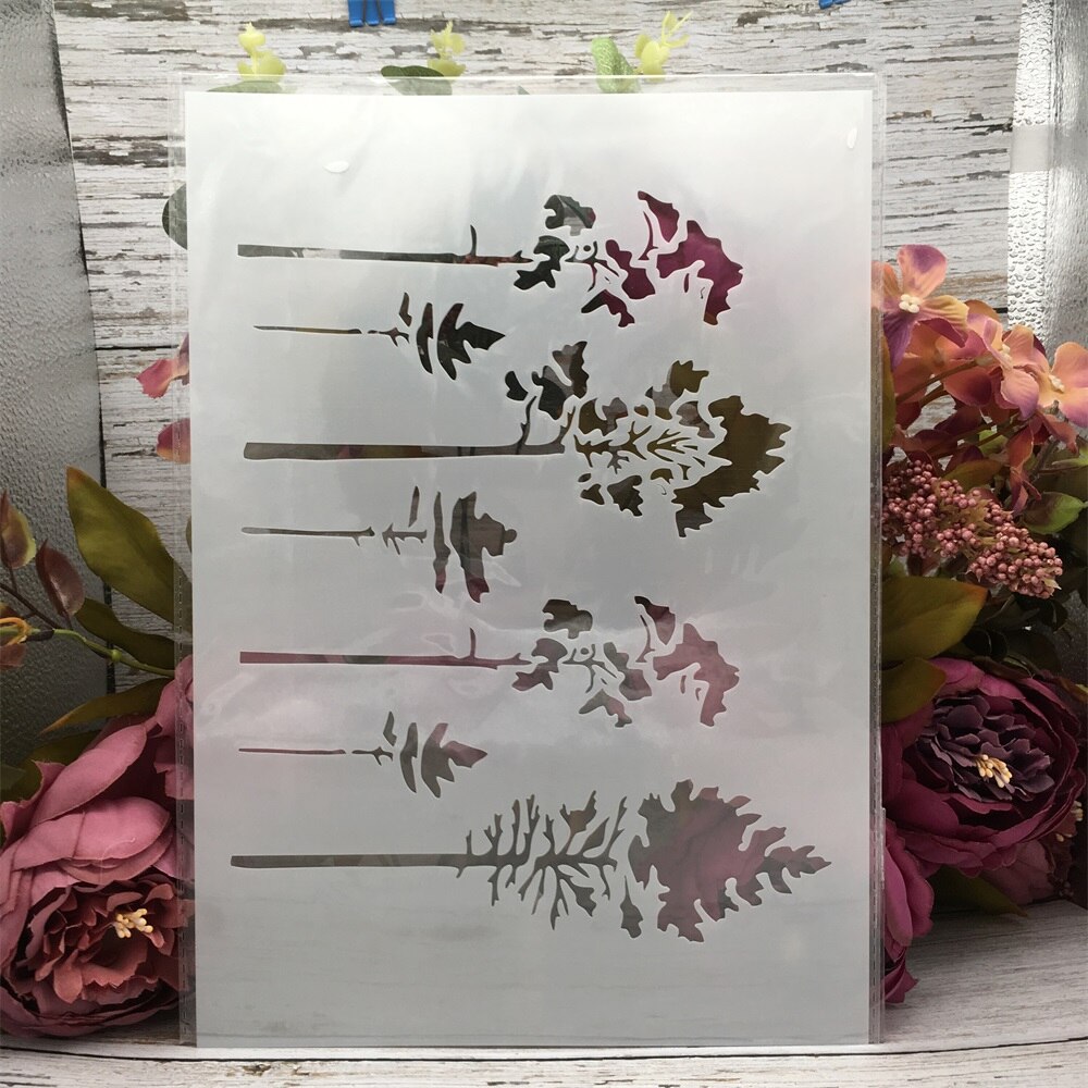 29*21cm A4 Small Trees DIY Layering Stencils Wall ... – Vicedeal