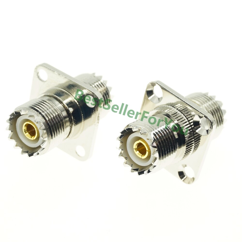 UHF SO-239 Weibliche Zu UHF SO239 Weibliche 4 Loch... – Vicedeal