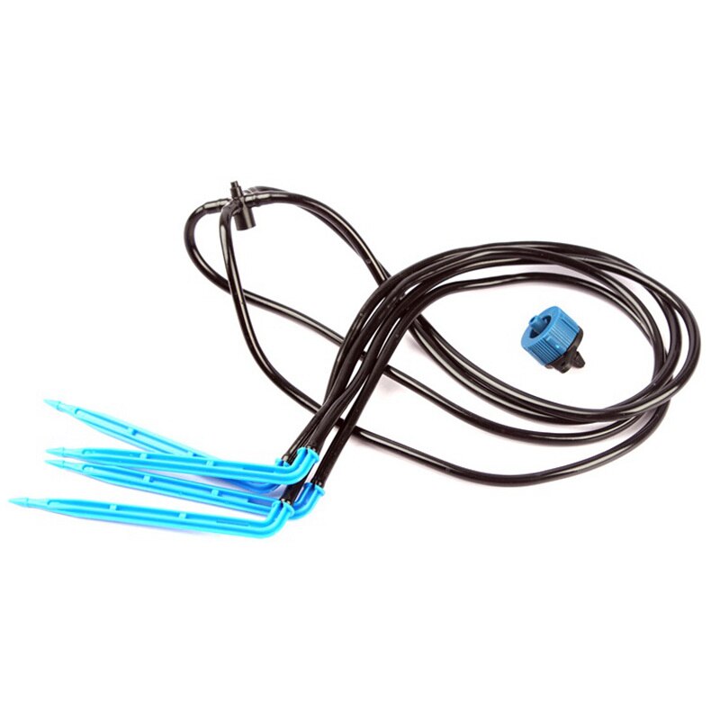 50cm Hose 4-Head Curved Blue Arrow Drip Irrigation... – Grandado