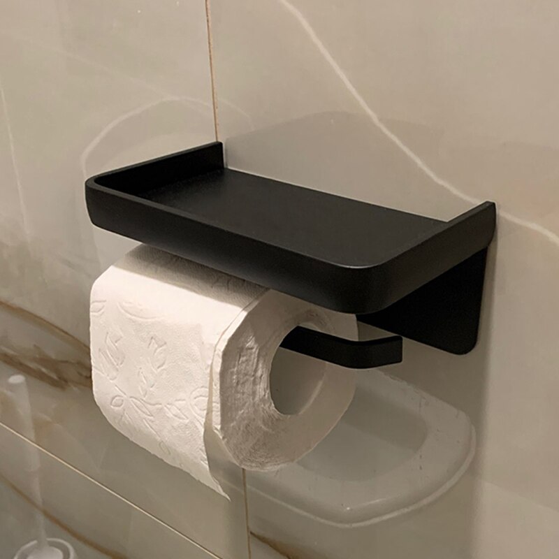 Rvs Toiletrolhouder Badkamer Wall Mount Wc Papier Grandado