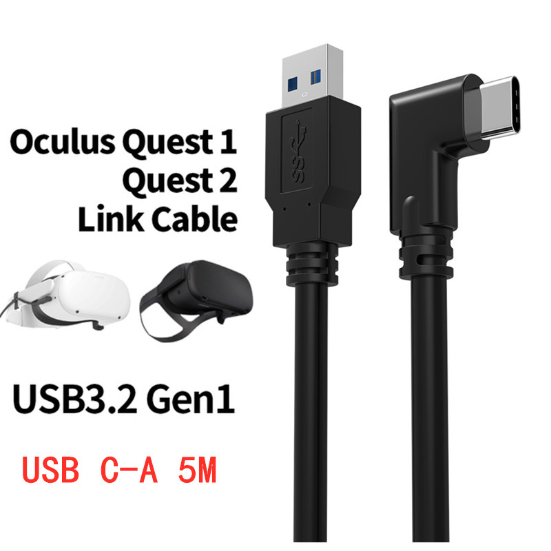 Cabo usb 3.2 gen 1 para oculus quest 2, cabo de tr... – Grandado