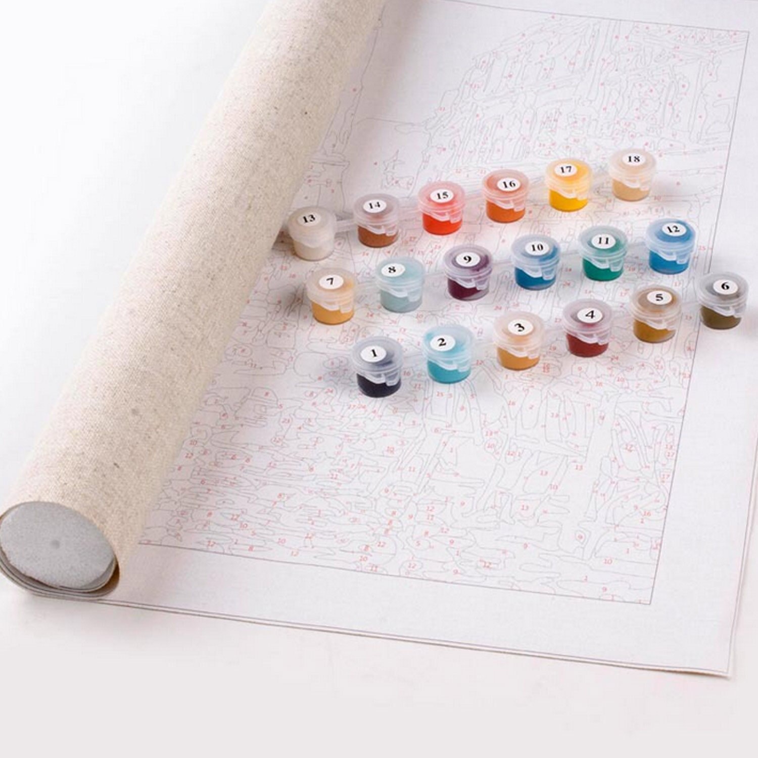 DIY Digital Oil Painting Kit Frameless Paint by Nu... – Grandado