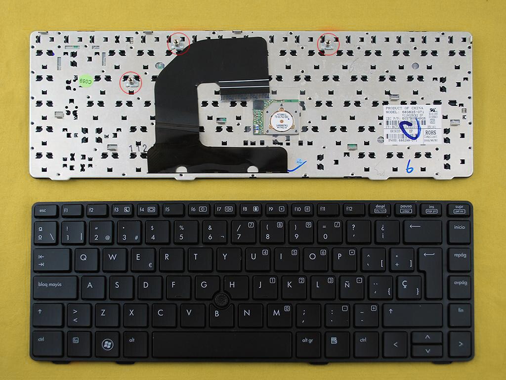 Clavier Teclado espagnol pour HP Probook 6470b 647... – Grandado