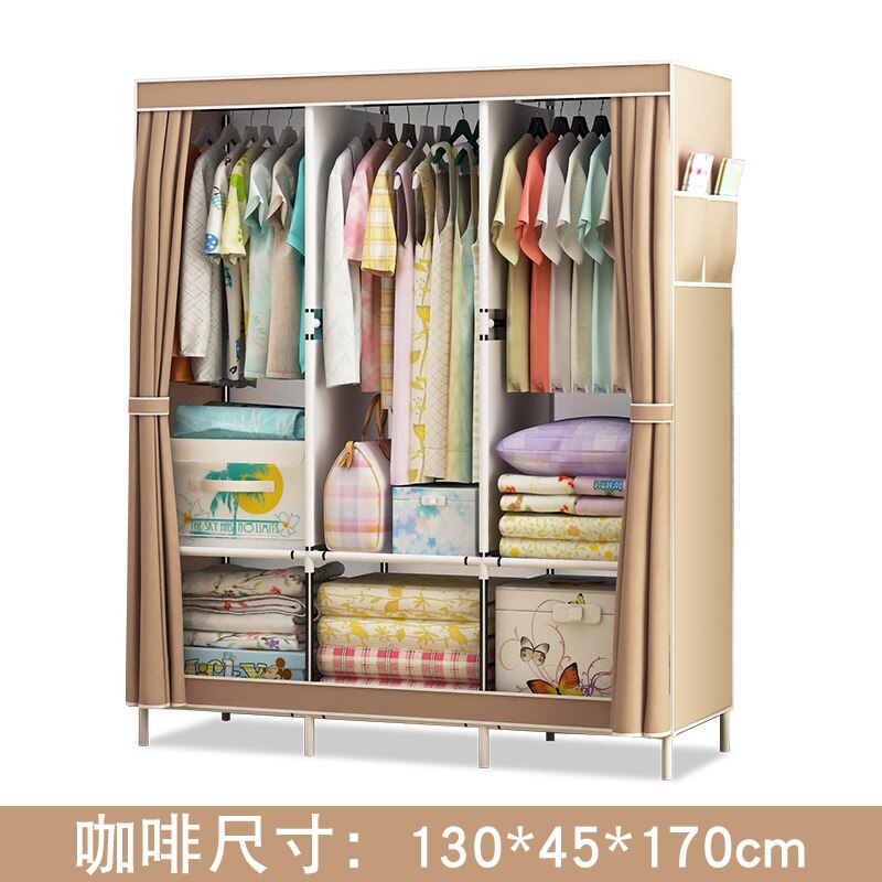Simple Cabinet Storage Wardrobe Dust-proof Wardrob... – Vicedeal
