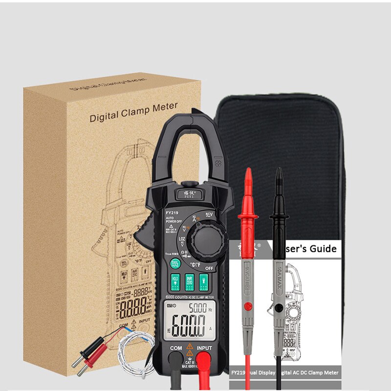 True RMS Digital Clamp Meter AC/DC voltage/cureent... – Vicedeal