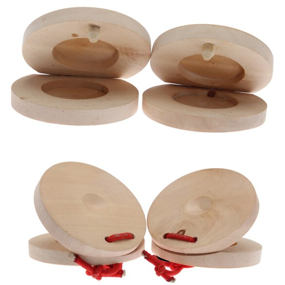 Wooden Roundelay Castanets Music Teaching Instrume... – Grandado