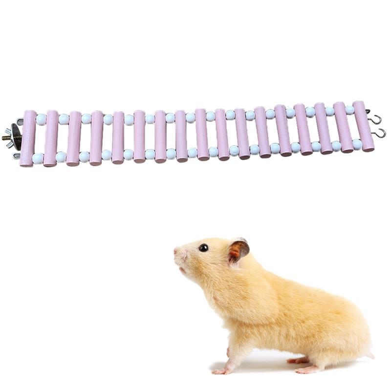 Bendable Hamster Wooden Bridge Small Pets Climbing... – Vicedeal