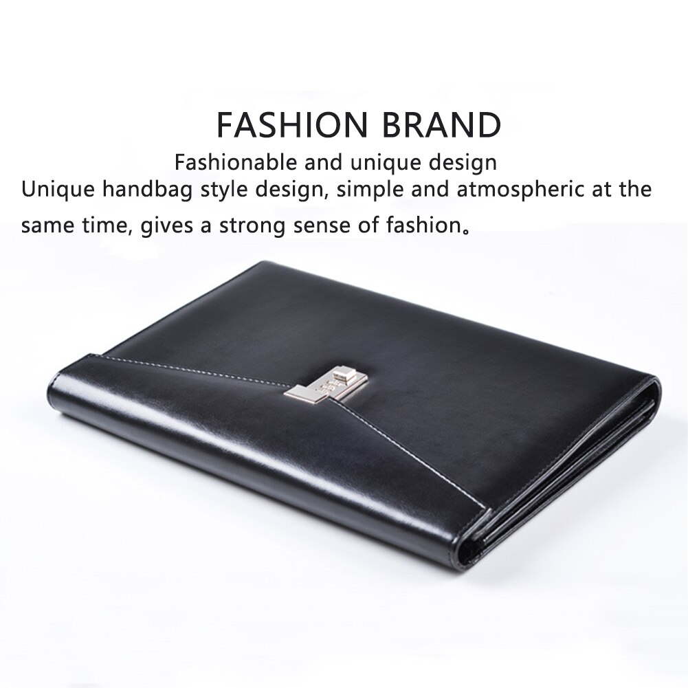 A4 portfölj dokumentmapp med lösenordslås bärbar p... – Grandado