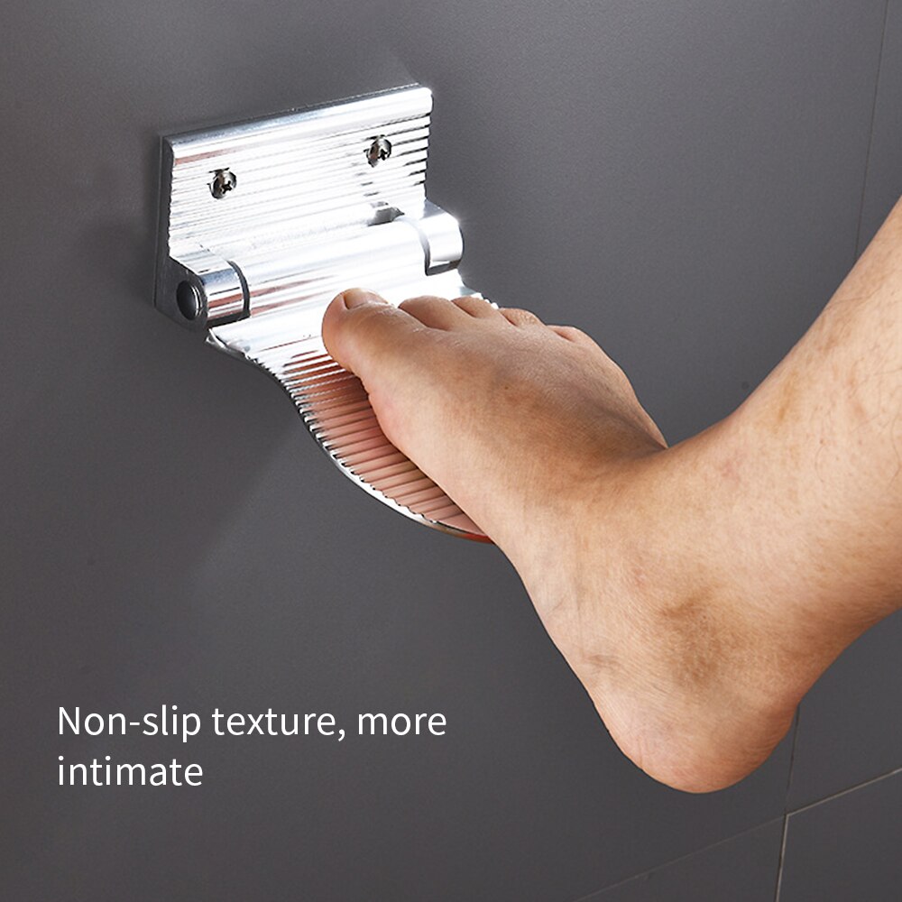 Aluminium Alloy Shower Footstool Bathroom Rest Ped... – Grandado
