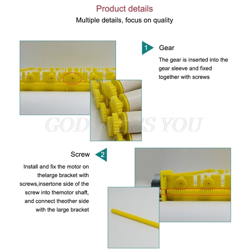 Automatic 360 Degree Rotary Egg Turner Roller Tray... – Grandado