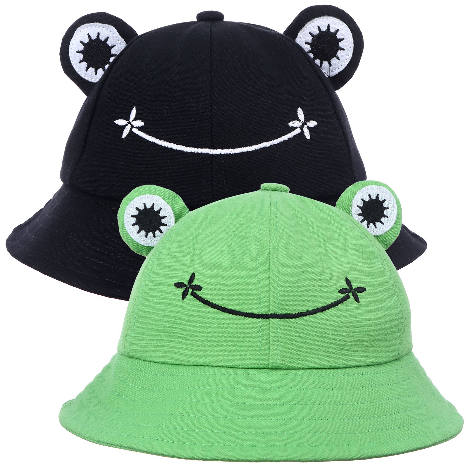 Frog Bucket Hats Frog Shape Summer Fisherman Hats ... – Grandado