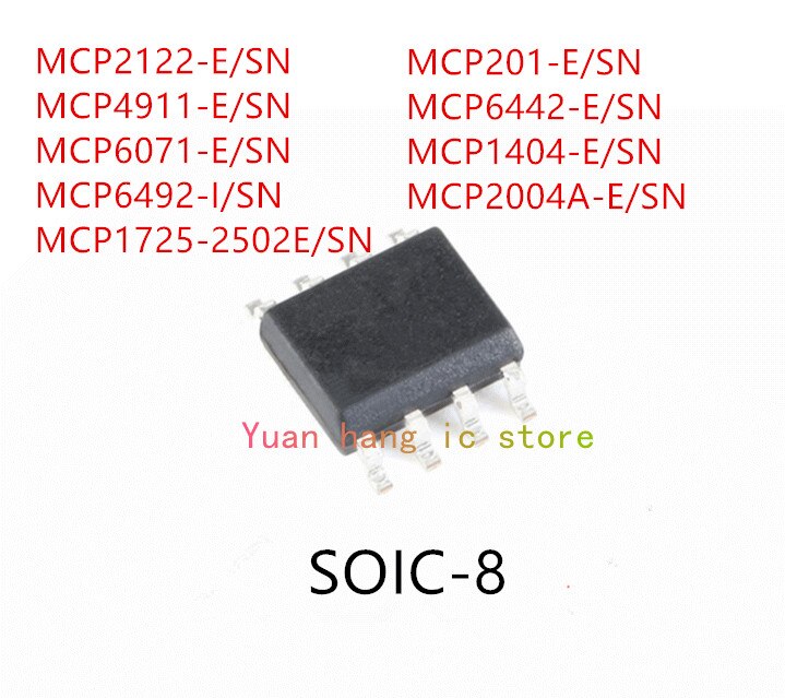 10Pcs MCP2122-E/Sn MCP4911-E/Sn MCP6071-E/Sn MCP64... – Vicedeal