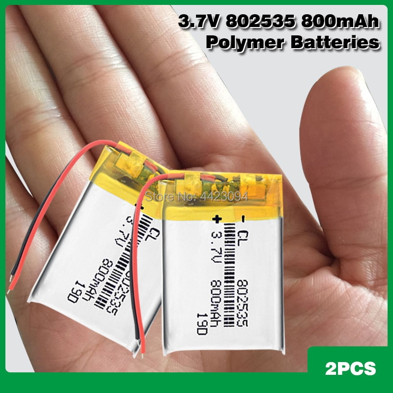 800mAh 3,7 V 802535 Lithium-Polymer Li-Po Akku Für... – Vicedeal