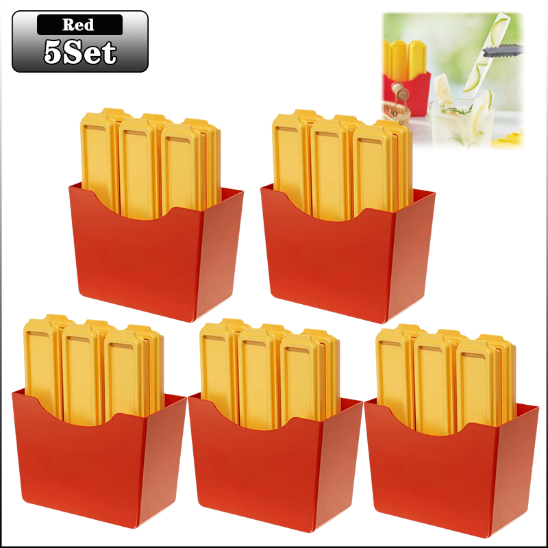 1-10Sets French Fries Ice Cube Mold Long Bar Silic... – Grandado