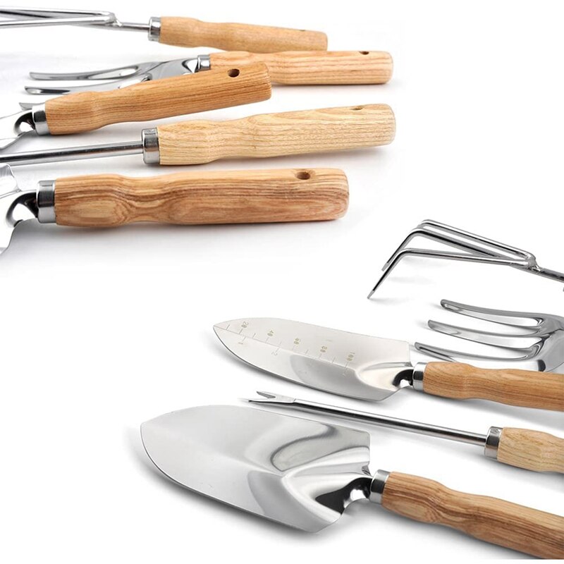5 Pieces Garden Tool Set, Heavy Duty Gardening Too... – Grandado
