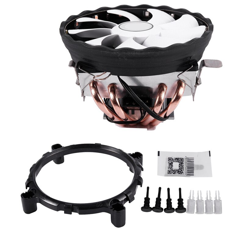 4 Heatpipes CPU Cooler 3Pin PWM LED 90mm Cooling F... – Grandado