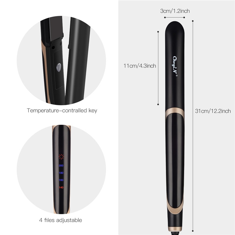 Tourmaline Ceramic Far-infrared Hair Straightener ... – Vicedeal