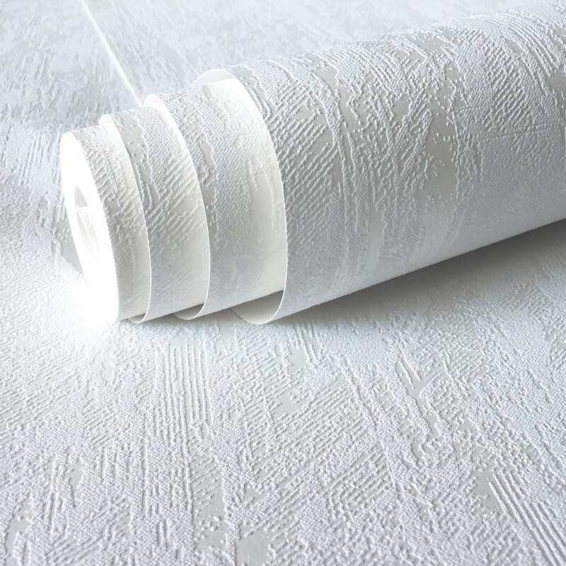 Plain Effen Wit Behang Voor Slaapkamer Muren Dikke... – Grandado