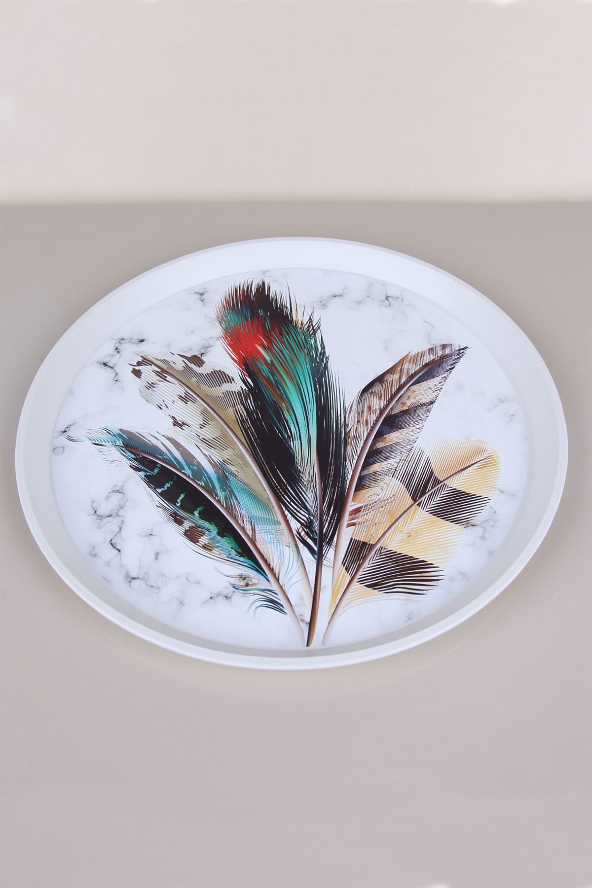 Plastic Round Pattern Tray – Vicedeal