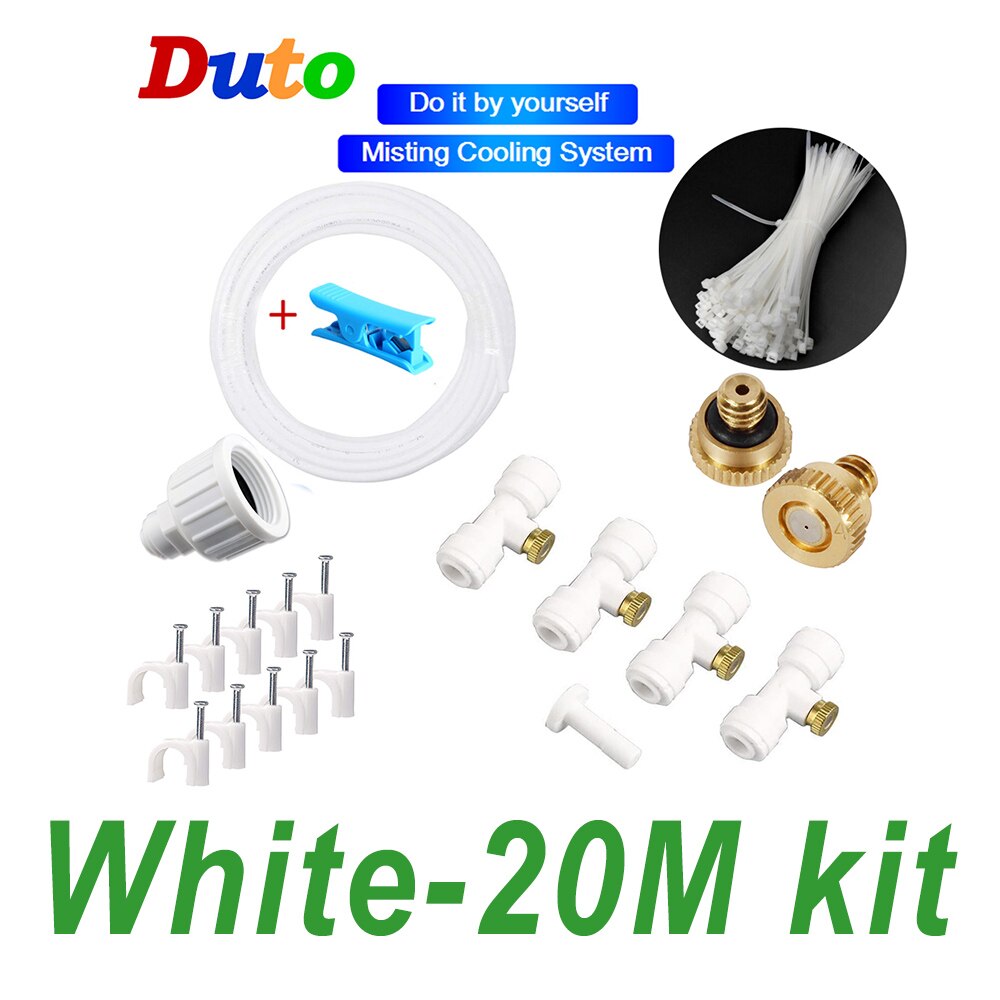 DIY Outdoor Misting Cooling System Kit Greenhouse ... – Vicedeal