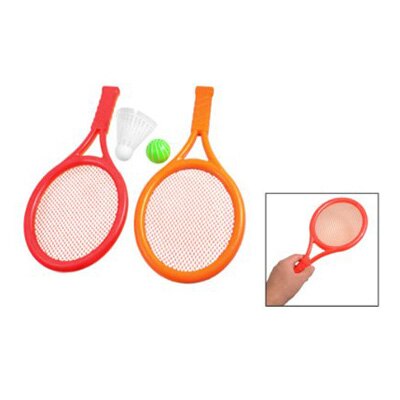 SEWS Red Children Kids Play Game Plastic Tennis Ba... – Grandado