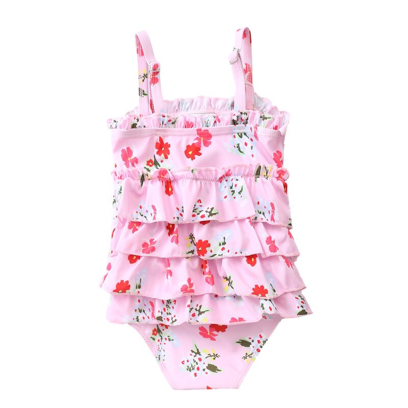 Cute Pink One Piece Suit for Swim Baby Toddler Gir... – Grandado