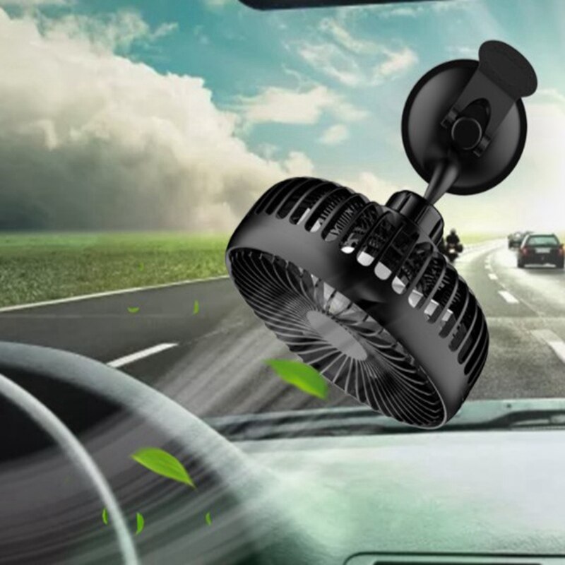 12V-24V USB Car Fan for Dashboard Air Circulation ... – Vicedeal