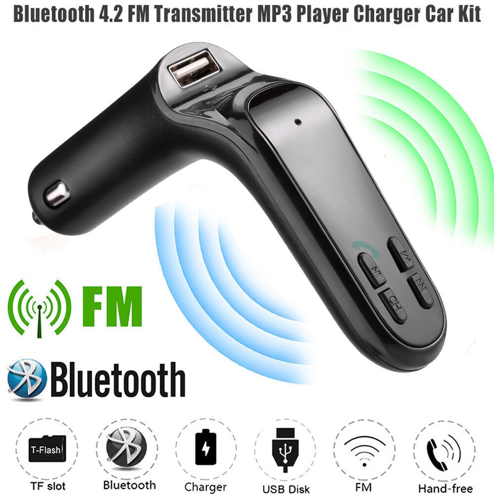 Auto Fm-zender Bluetooth Handsfree Lcd MP3 Speler ... – Vicedeal
