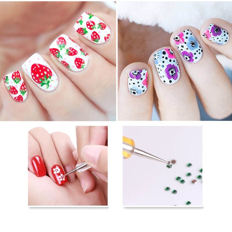3/5/6/8Pcs UV Gel Painting Drawing Nail Art Dot Po... – Grandado