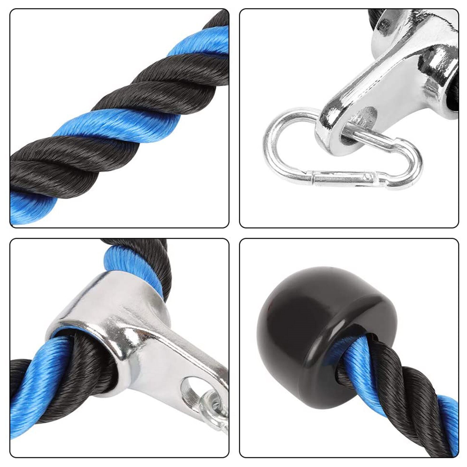 Tricep Rope Push Pull Down Cord Fitness Body Build... – Grandado
