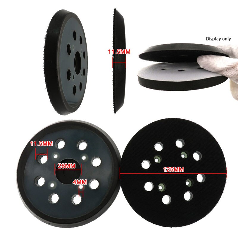1pc 5 inch 125mm 8 Holes Sanding Pad Sander Adhesi... – Grandado