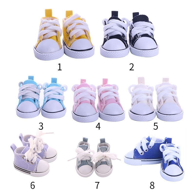 5Cm Canvas Mini Shoes Toys For Kids BJD 1/6 Blyth ... – Grandado