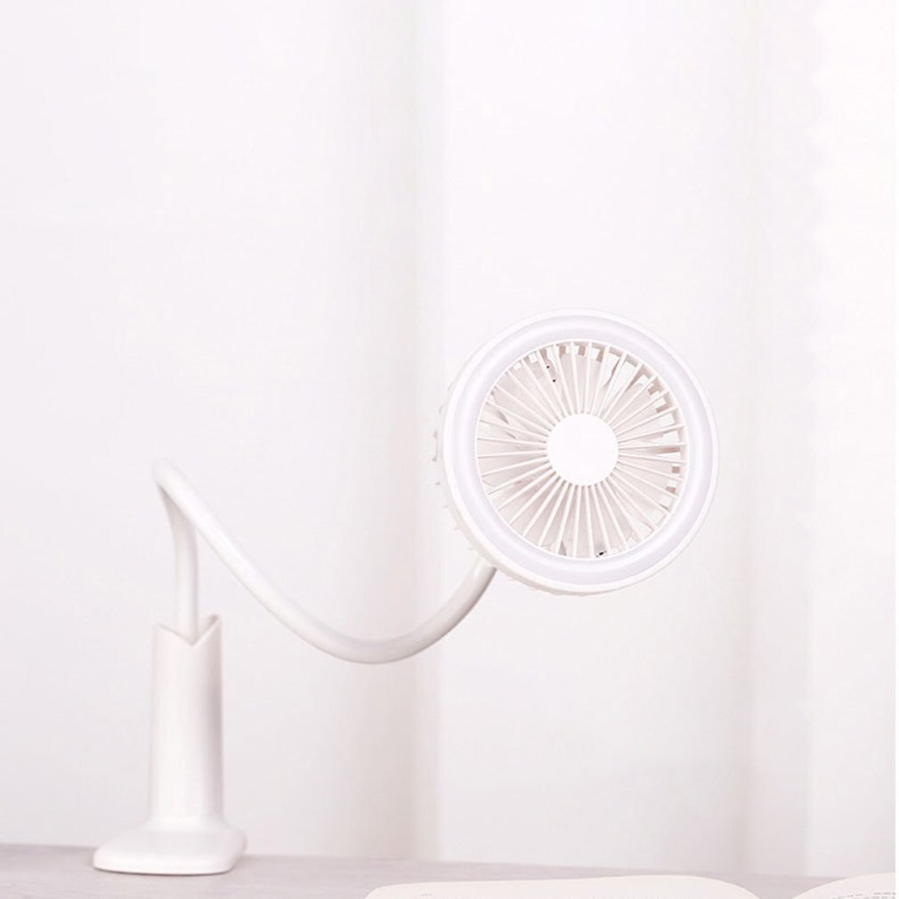 Portable USB Fan flexible with LED light Adjustabl... – Grandado