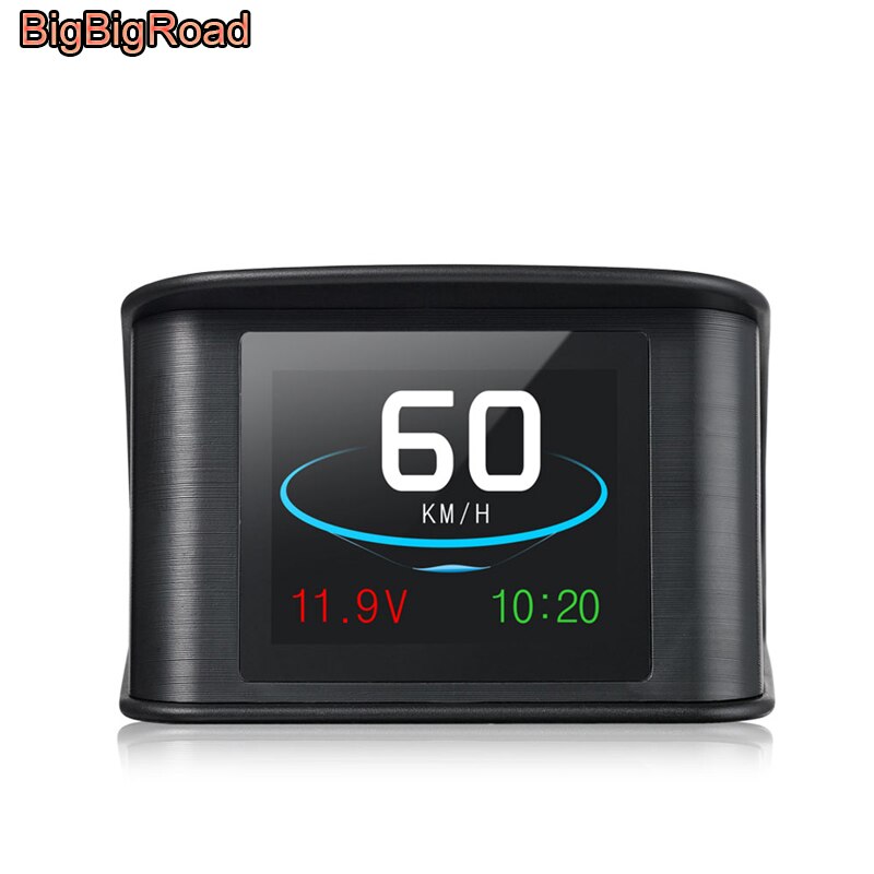 BigBigRoad Car Hud OBDII 2 Speed Windscreen Projec... – Grandado