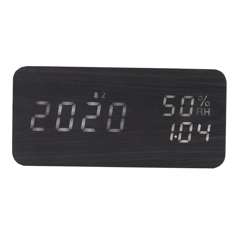 LED Alarm Uhr Temperatur und Feuchtigkeit Elektron... – Grandado
