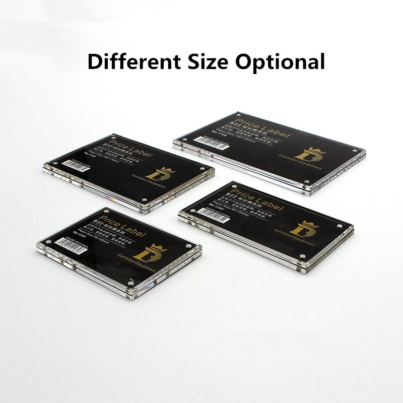 90*55mm Magnetic Mini Price Tag Label Holder POP U... – Grandado