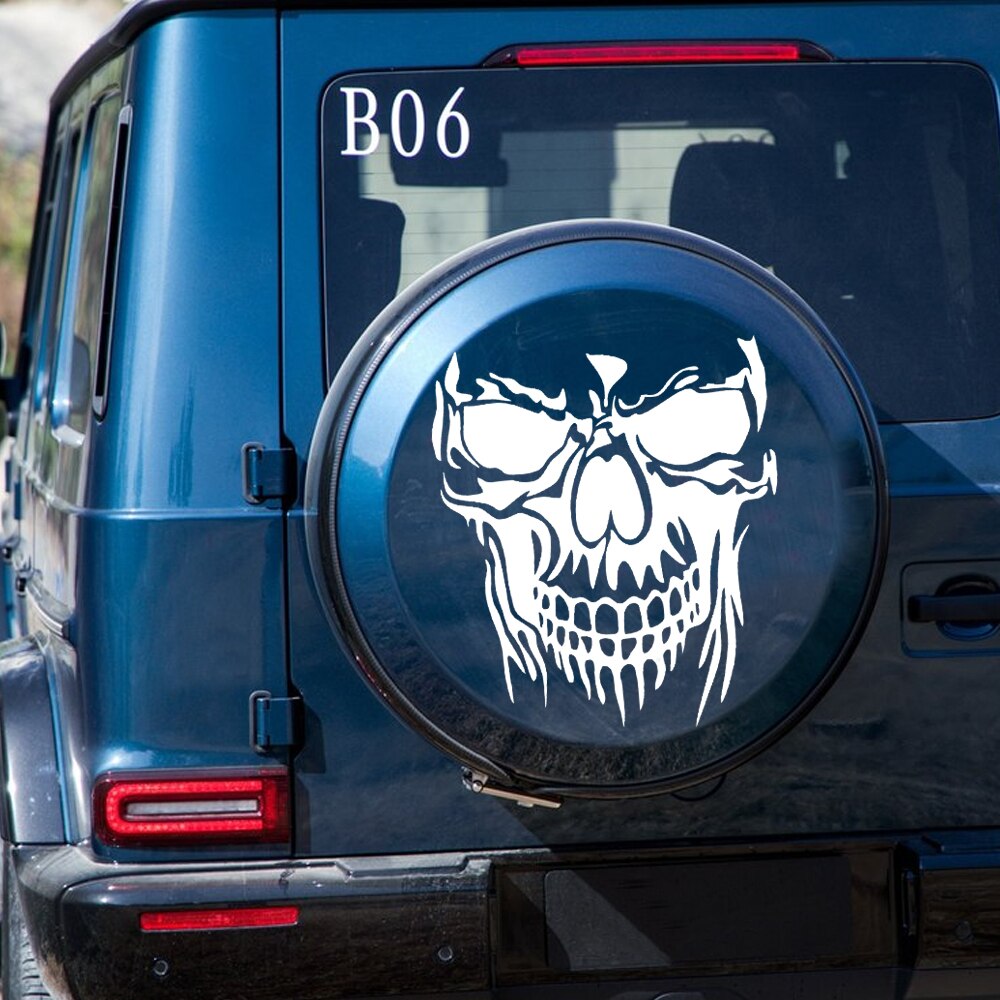 DSYCAR 1Pcs Skull Decal Horrific Skeleton Vinyl Ca... – Grandado