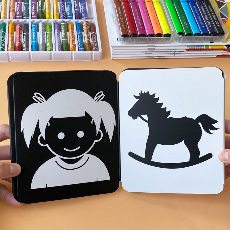 Baby Black White Flash Cards Kids Sensory Toys Hig... – Grandado