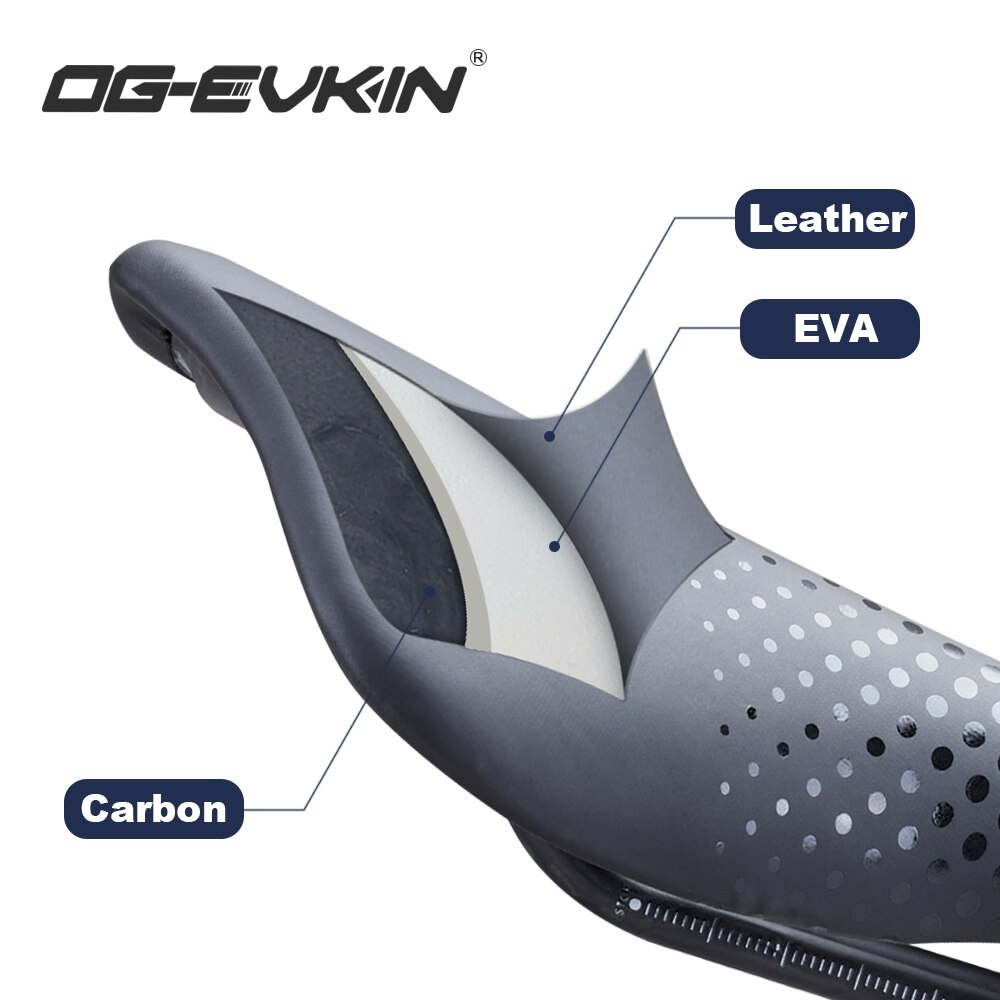 OG-EVKIN SD-003 Carbon Fiets Zadel 7X7Mm Ronde Rai... – Grandado
