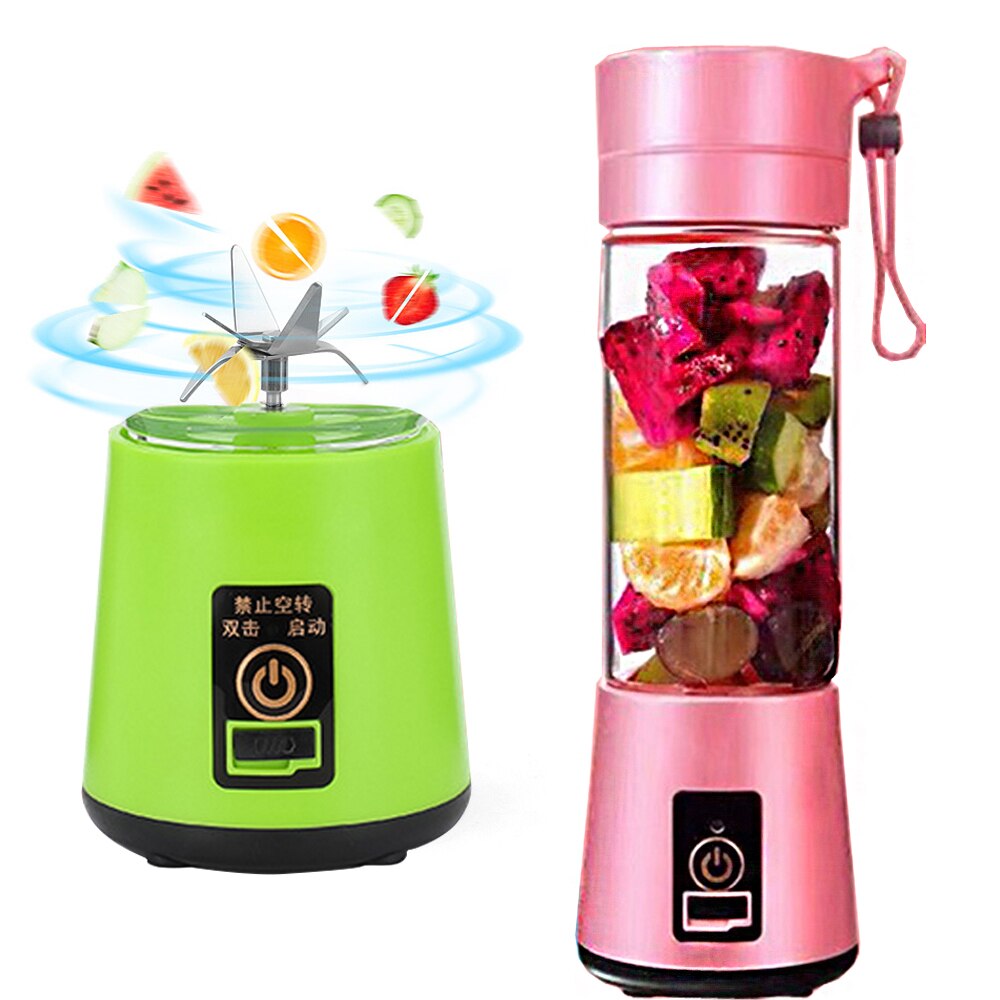 Usb Portable Blender Juice Extractors 500Ml Electr... – Grandado
